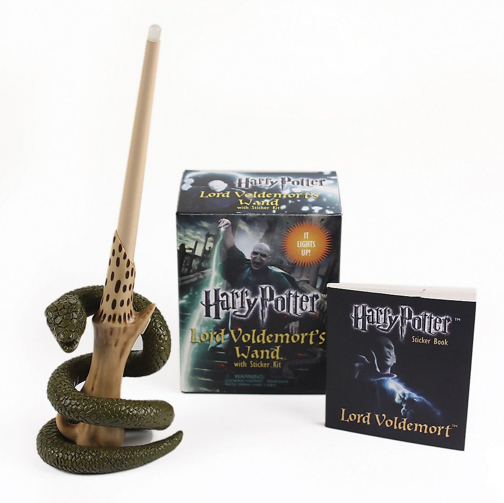 Harry Potter Lord Voldemort Wand w/ Sticker Set | The Cloak and Wand